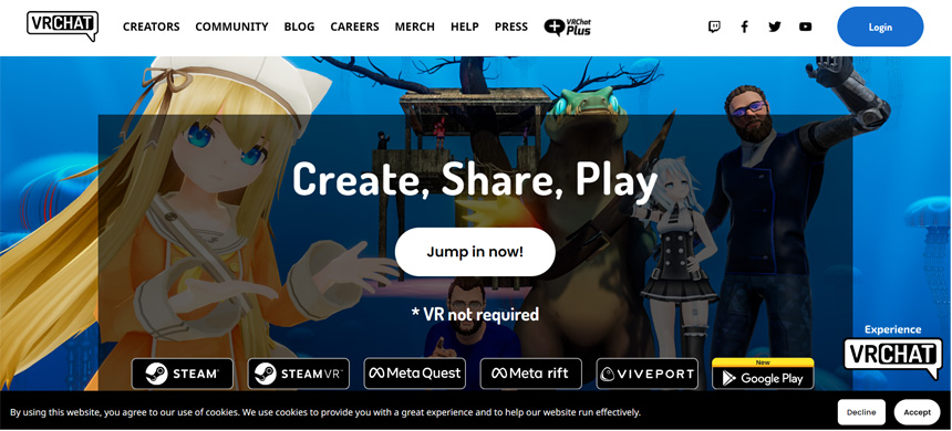 「VRChat」でワールドにアクセスするには？ | 株式会社HIKKY